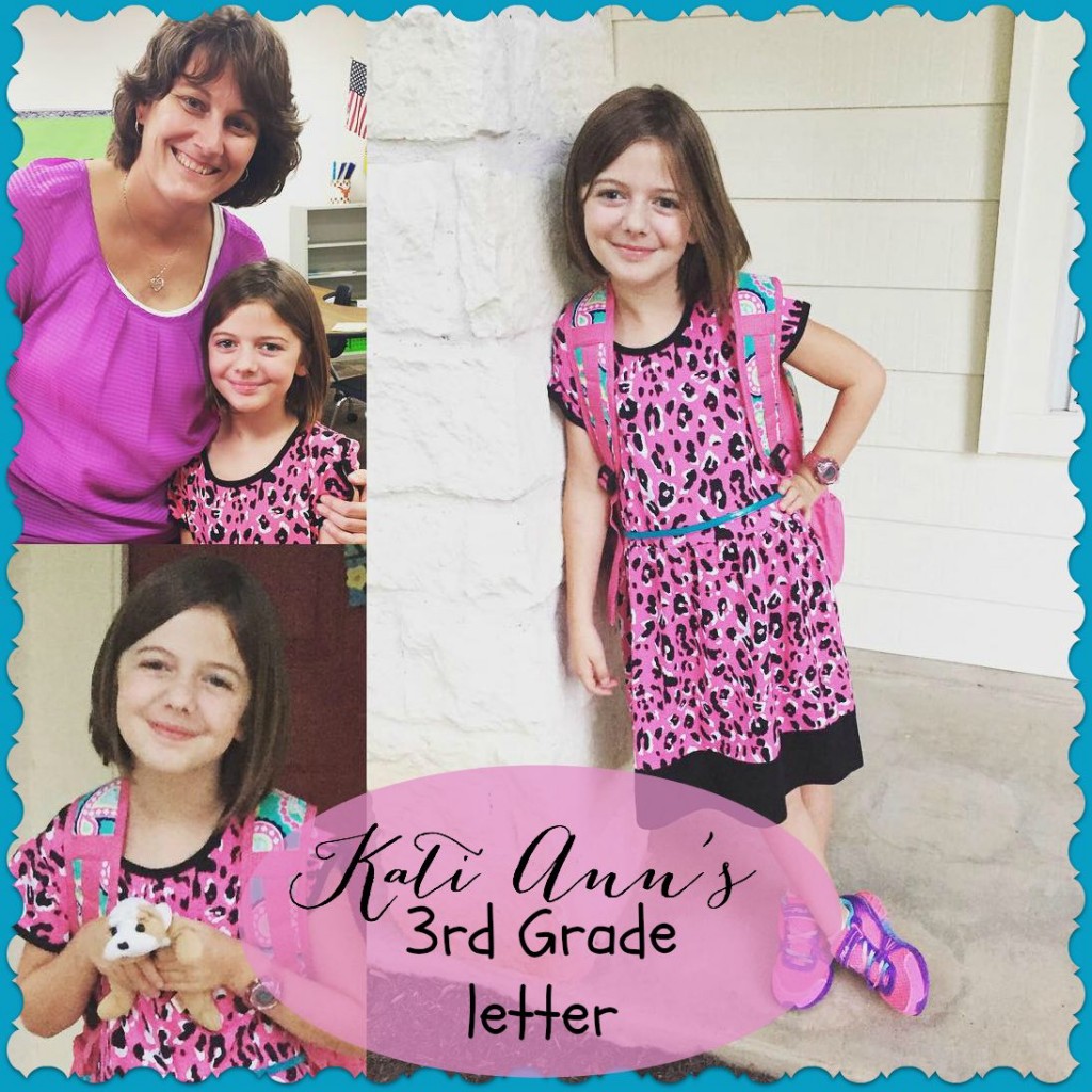 Kati Ann’s 3rd Grade Letter - Bobi Ann Allen